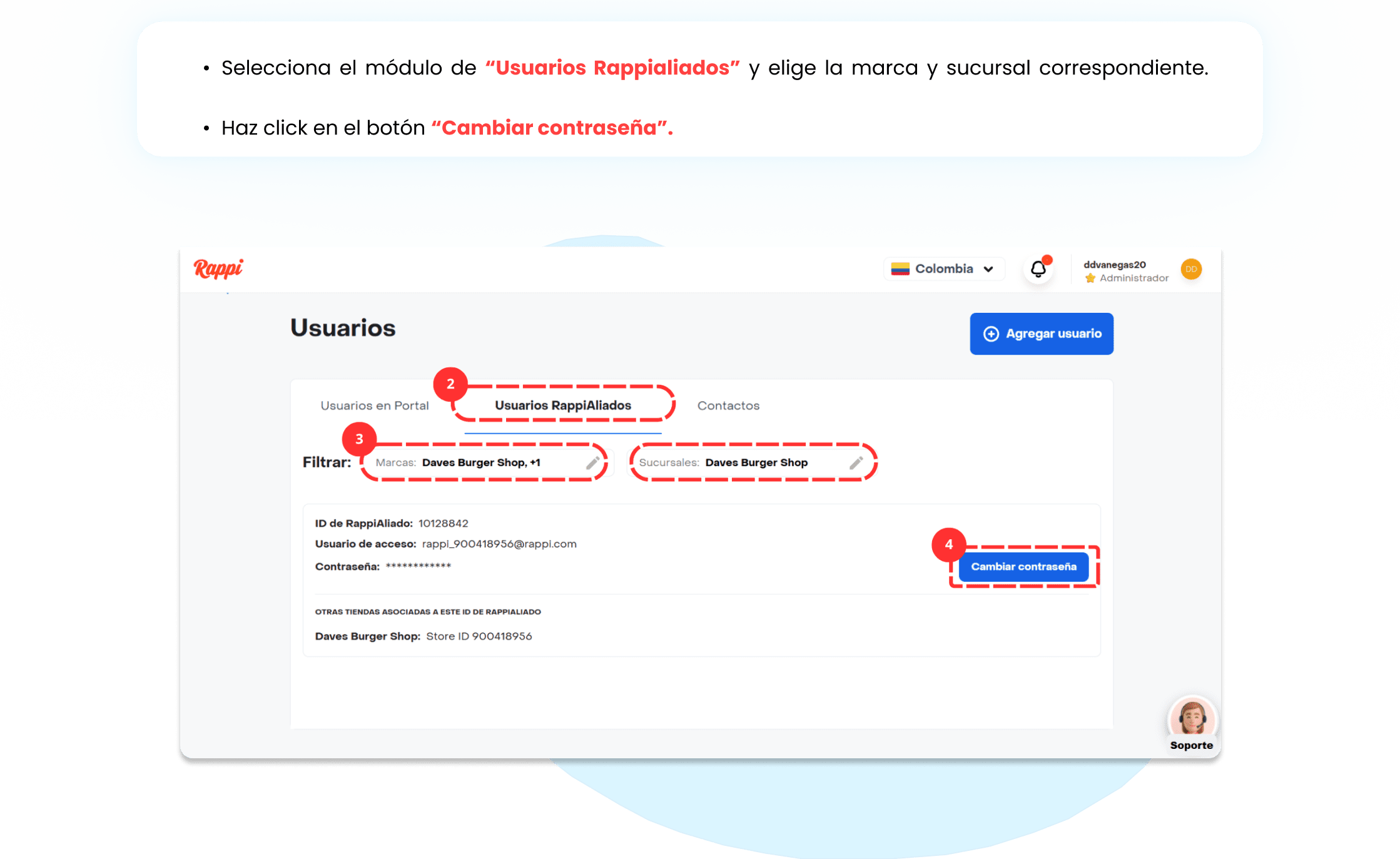 ¿Cómo administrar usuarios y solucionar problemas de acceso a Rappi ...
